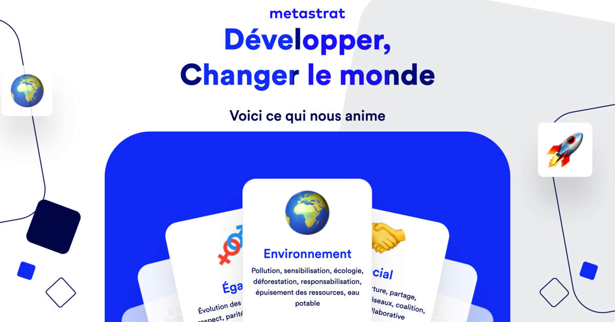 MetaStrat - Develop change #TechForGood